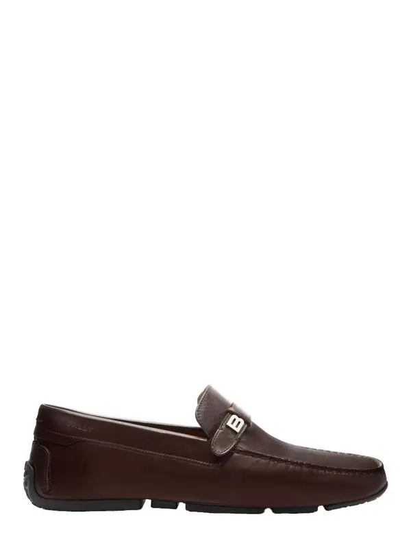 Bally Leather Pilot Driver - Brown