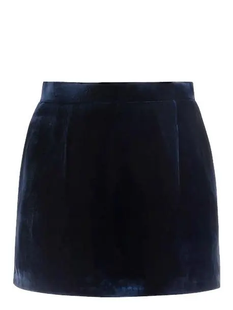 Bally A-line Mini Skirt - Blue
