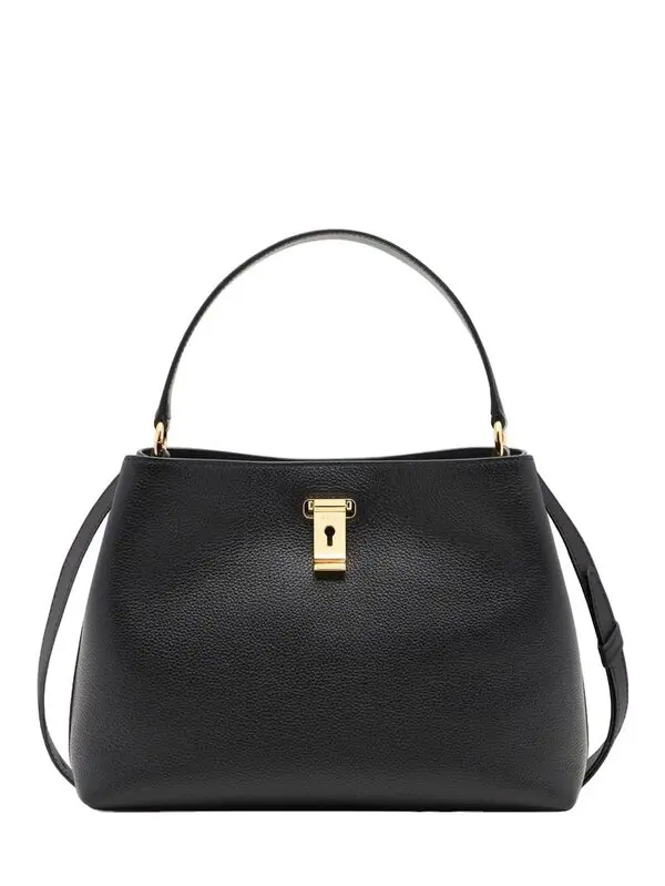 Bally Lock Me Top Handle Bag - Black