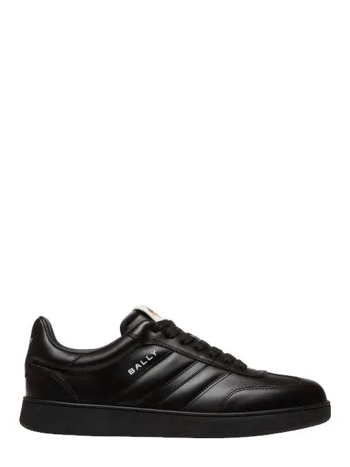 Bally Retro Crest Leather Sneaker - Black