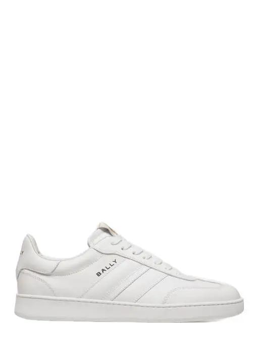 Bally Retro Crest Leather Sneaker - White