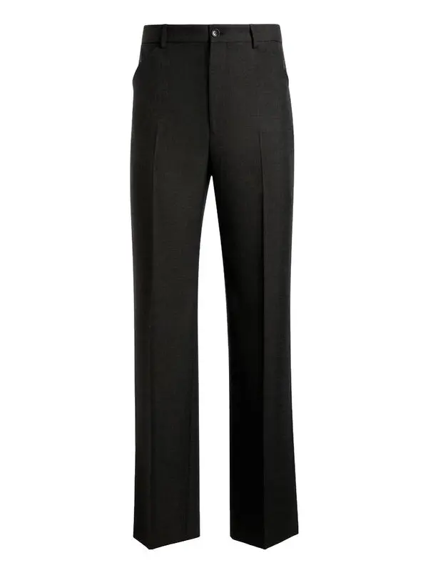 Bally Tailored Wool Blend Pants - Gray