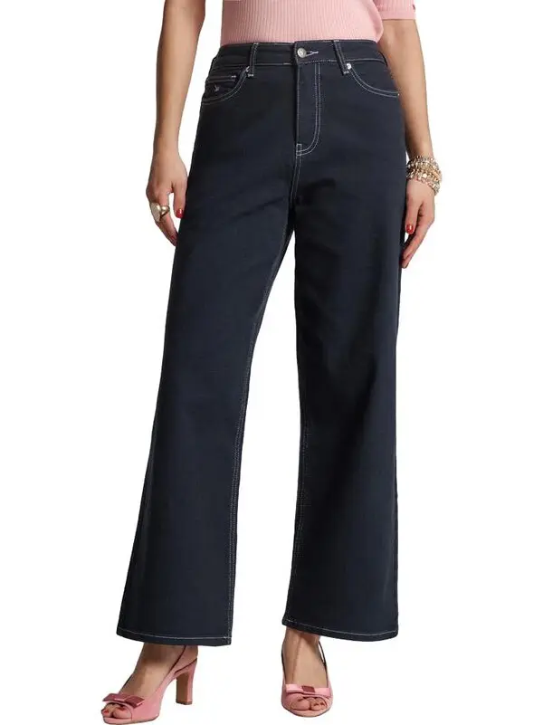 FRANCES VALENTINE Ace Wide Leg Jean - Indigo