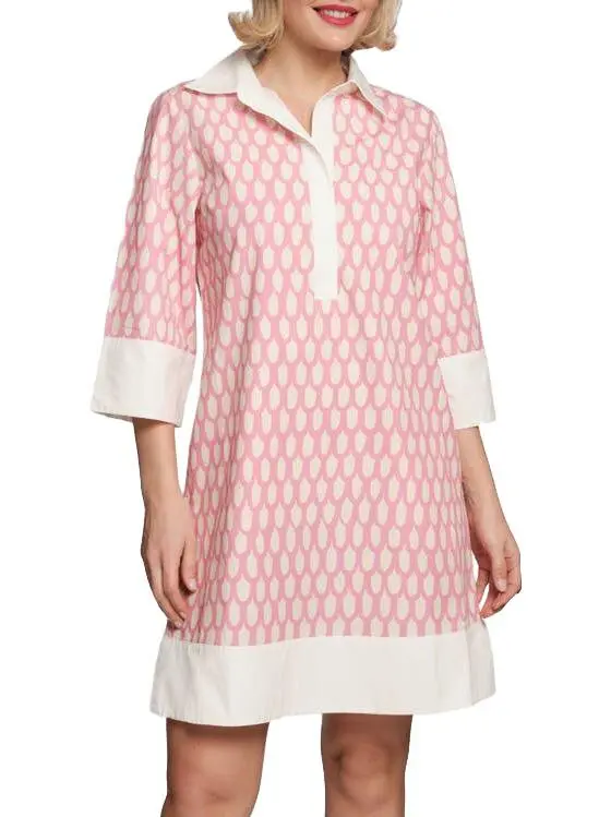 FRANCES VALENTINE Tracey Mini Dress Loop - Pink/oyster