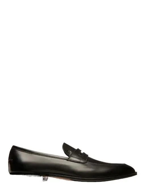 Bally Webb Leather Loafers - Black