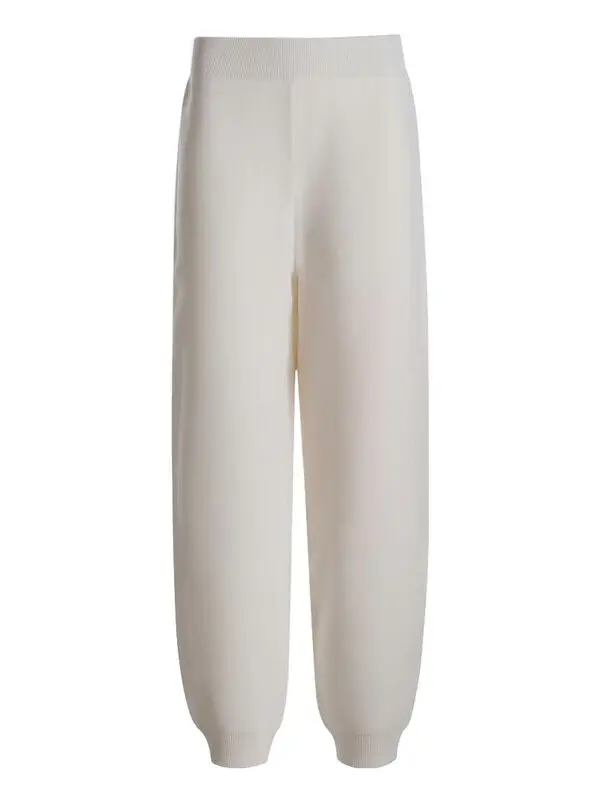 Bally Sweatpants In Wool - Natural