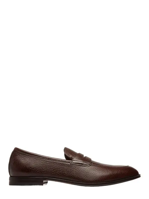 Bally Webb Leather Loafers - Brown