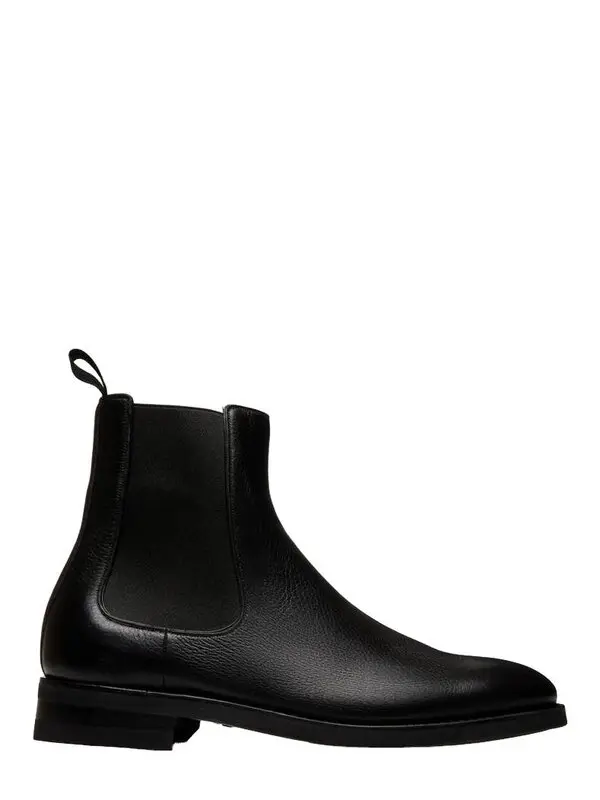 Bally Scribe Un Leather Bootie - Black