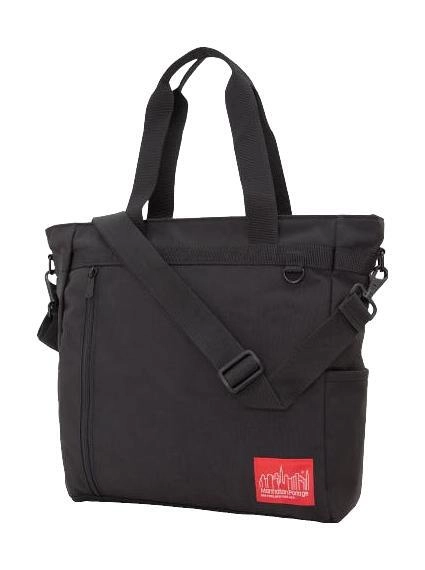 MANHATTAN PORTAGE Greenwich Large Commuter Tote - Black