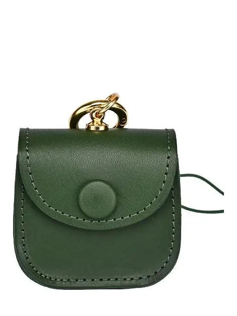 OLD TREND Genuine Leather Mini Structured Charm - Green