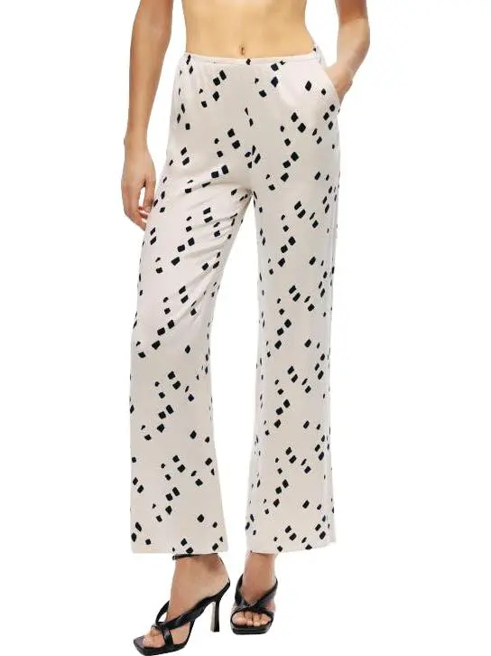 NOCTURNE Printed Wide-leg Pants - Multi-colored