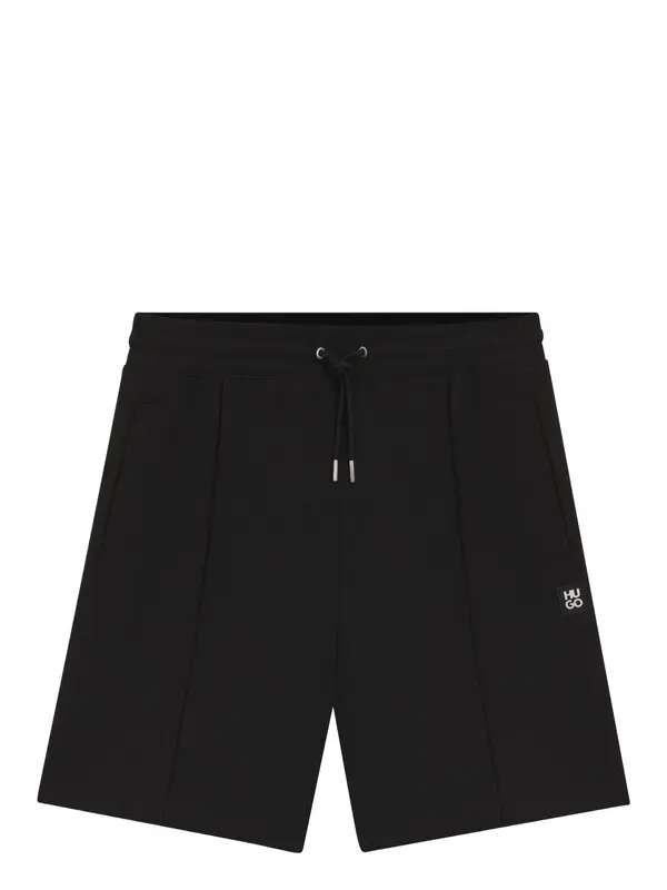 Hugo Shorts With Logo Detail - Black