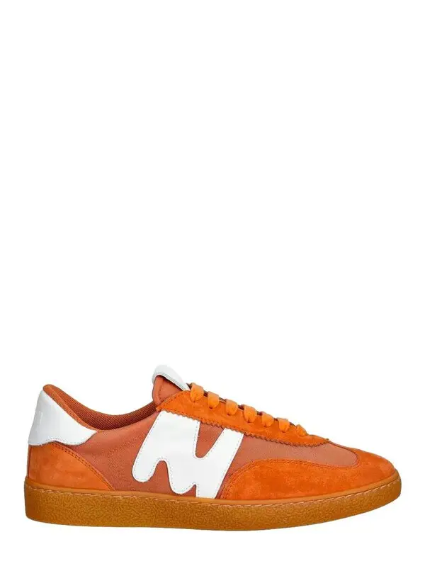 MSGM Suede-panel Sneakers - Orange