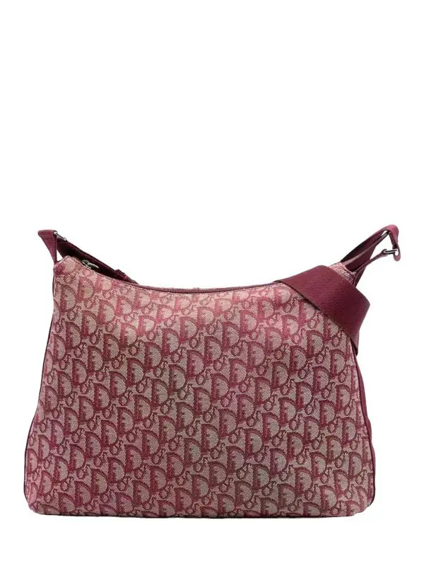 Dior 2004 Diorissimo Trotter Canvas Crossbody Bag - Red