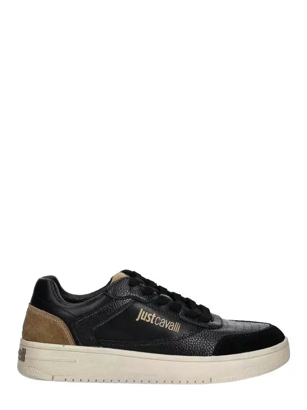Just Cavalli Panelled Sneakers - Black