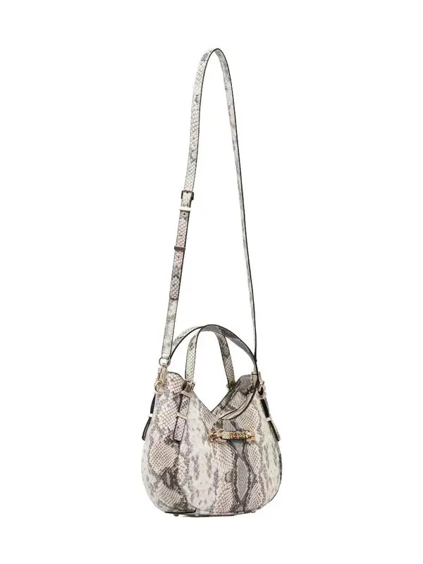 Guess Snake-print Tote Bag - Neutrals