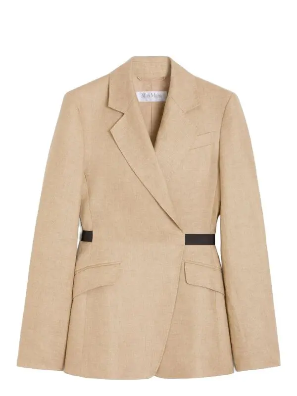 Max Mara Double-breasted Blazer - Camel