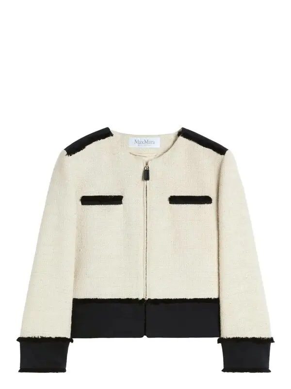 Max Mara Basketweave Jacket - Beige