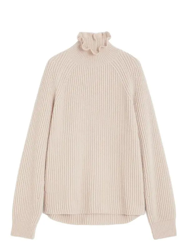 Max Mara Cotton Cordonnet Oversized Jumper - Sand