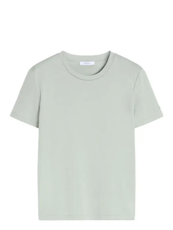 Max Mara Cotton T-shirt - Pastel Green