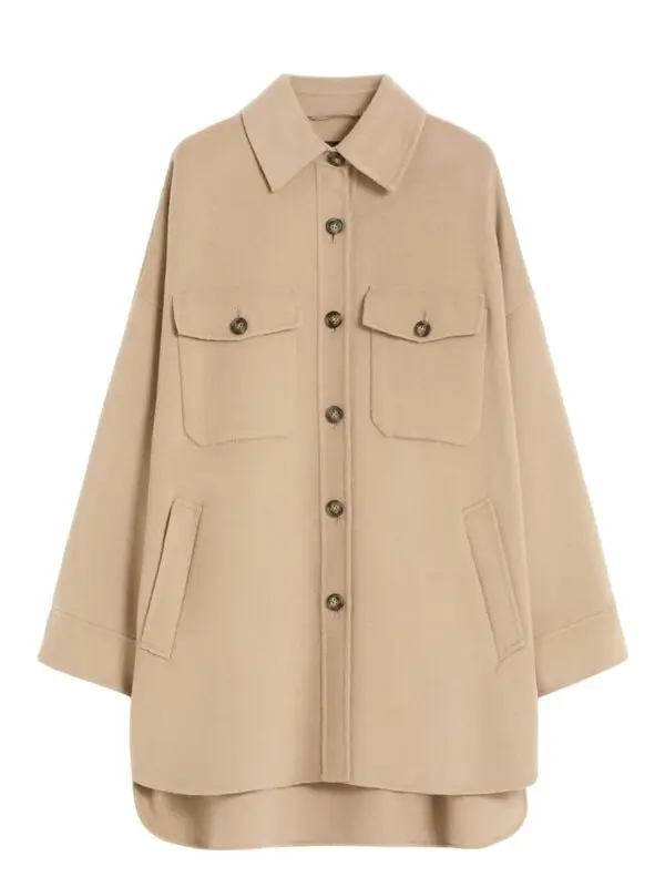 Max Mara Oversized Wool-blend Coat - Camel