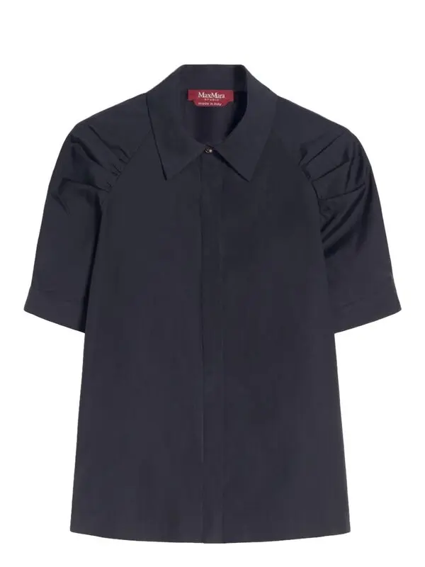 Max Mara Cotton Poplin Shirt - Black