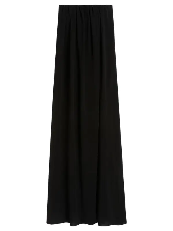 Max Mara Cady Bustier Maxi Dress - Black