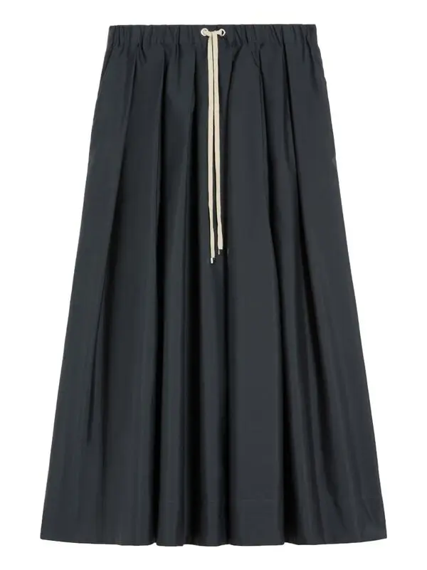 Max Mara Cotton Poplin Maxi Skirt - Ultramarine