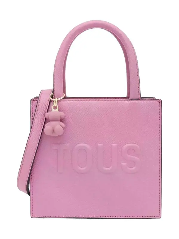 TOUS Mini Cube Embossed Tote Bag - Pink
