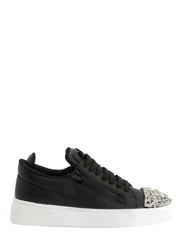 GIUSEPPE ZANOTTI Gz94 Crystal-embellished Sneakers - Black