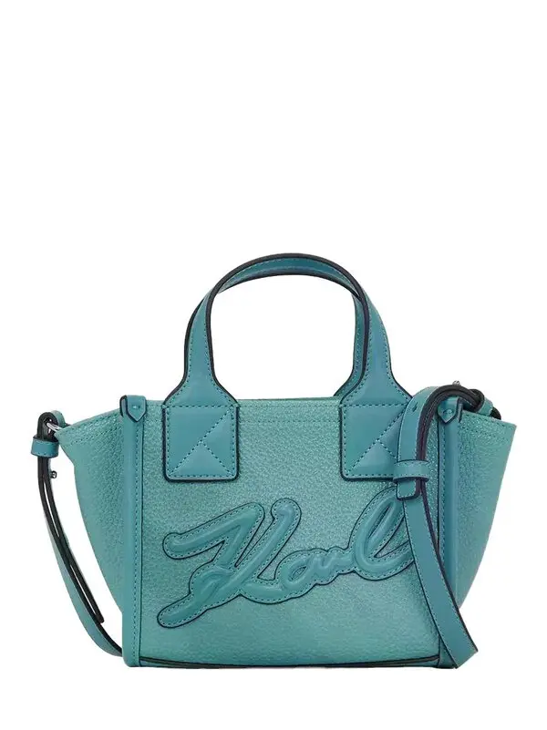 Karl Lagerfeld Logo-detail Tote Bag - Blue