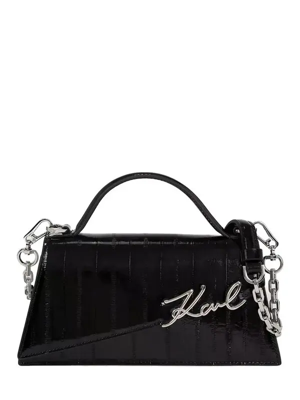 Karl Lagerfeld Chain-strap Tote Bag - Black