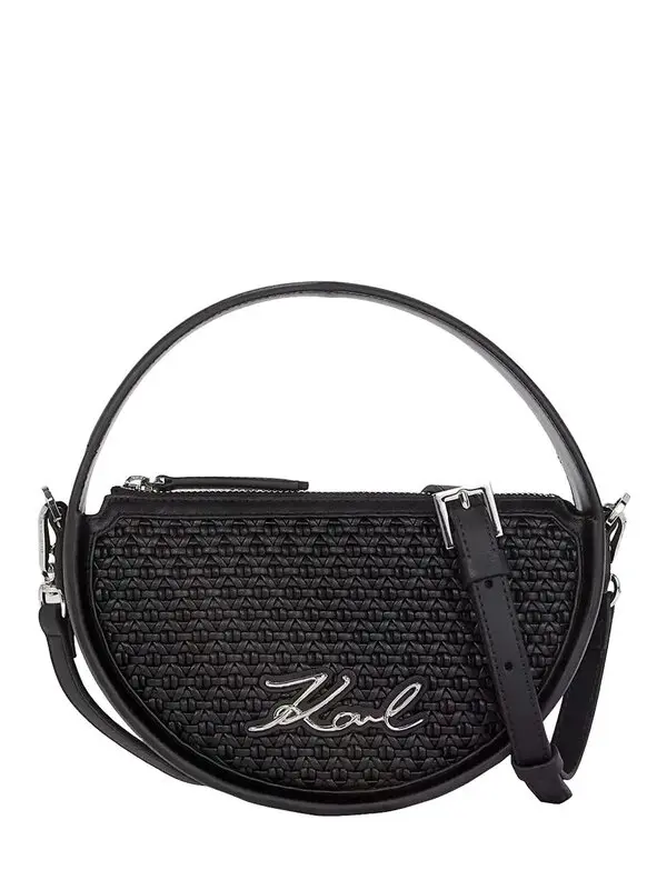 Karl Lagerfeld Logo-plaque Tote - Black