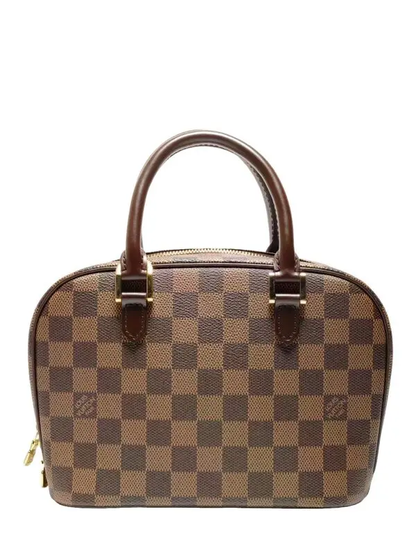 LOUIS VUITTON 2004 Mini Sarria Damier Handbag - Brown