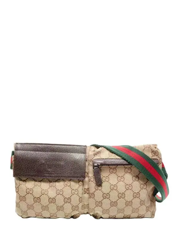 Gucci 2000s Gg Canvas Belt Bag - Neutrals
