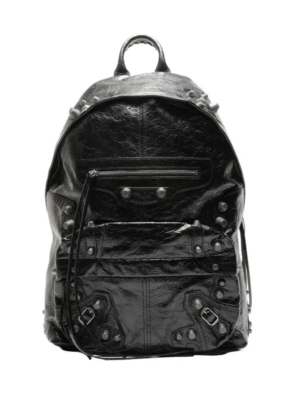 Balenciaga Le Cagole Studded Backpack - Black