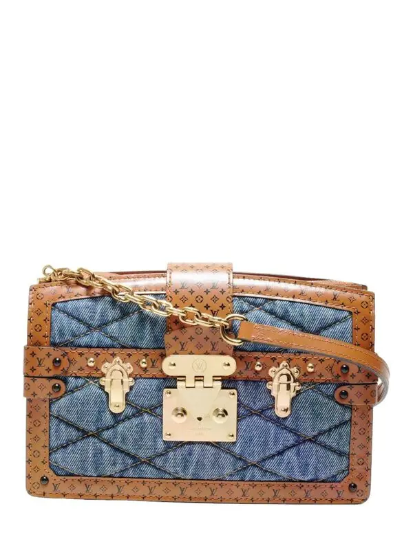 LOUIS VUITTON 2021-2025 Denim Monogram Trunk - Neutrals