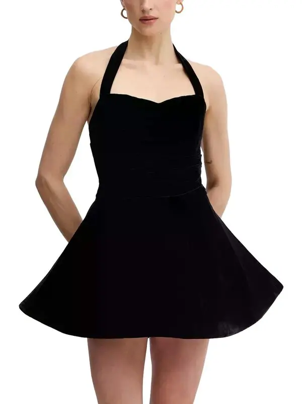 Bardot Agathena Halterneck Mini Dress - Black