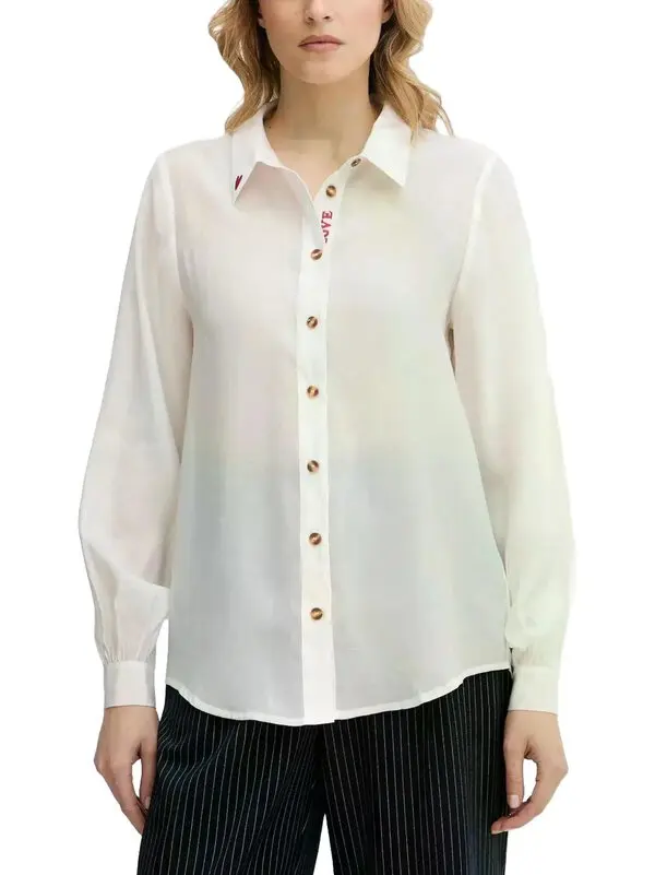 NEVER FULLY DRESSED Love Milley Shirt - White