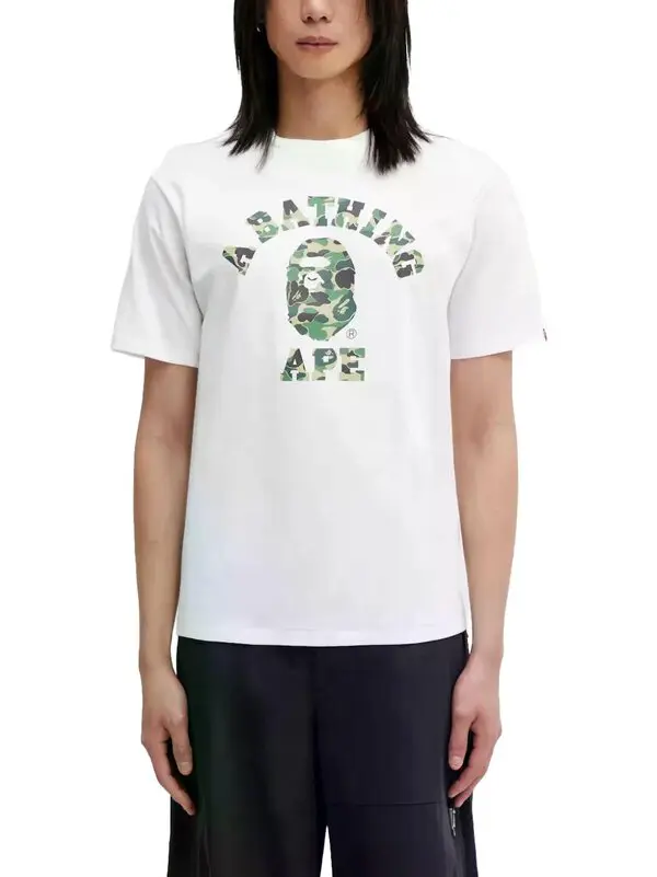 A BATHING APE Logo-print T-shirt - White