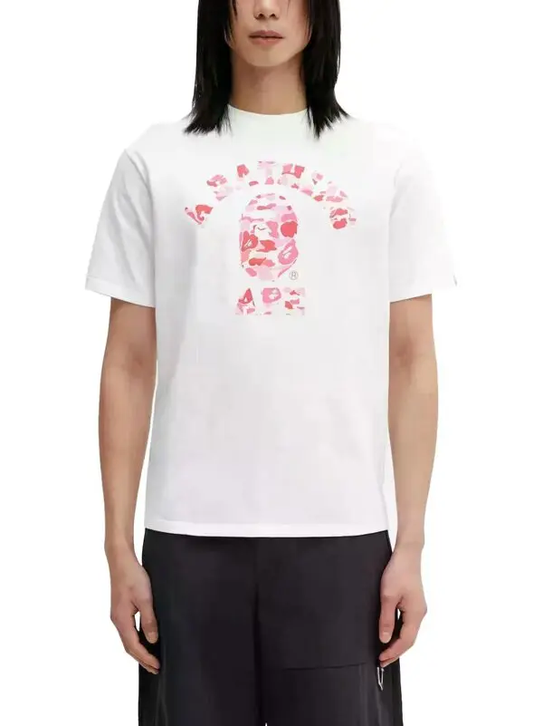 A BATHING APE Logo-print T-shirt - White