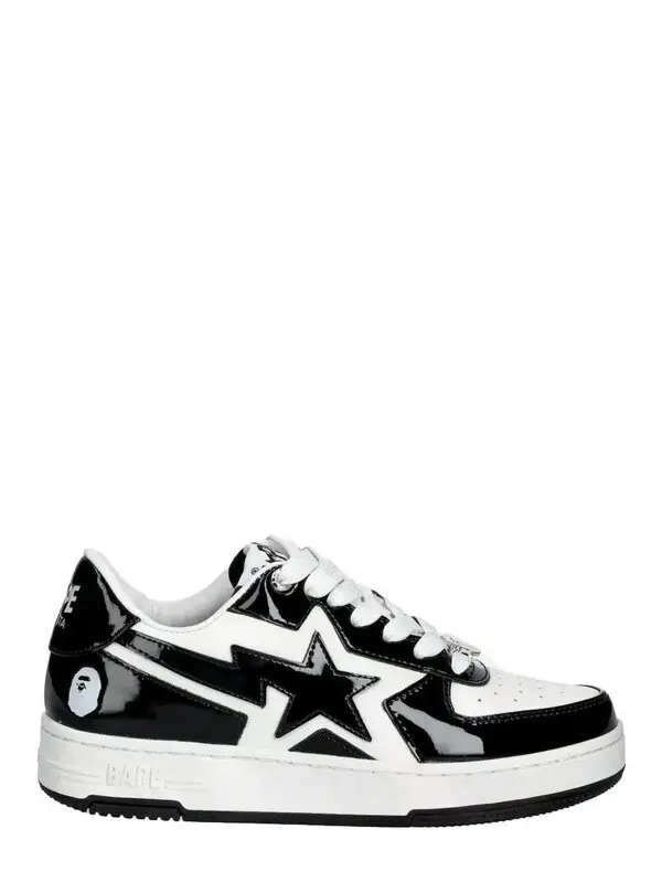 A BATHING APE Star-embellished Sneakers - White