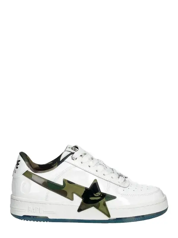 A BATHING APE Star-embellishment Sneakers - White