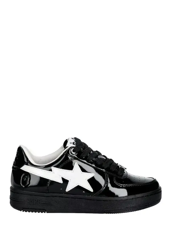 A BATHING APE Star-embellished Sneakers - Black