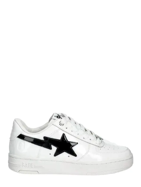 A BATHING APE Star-embellishment Low Top Sneakers - White