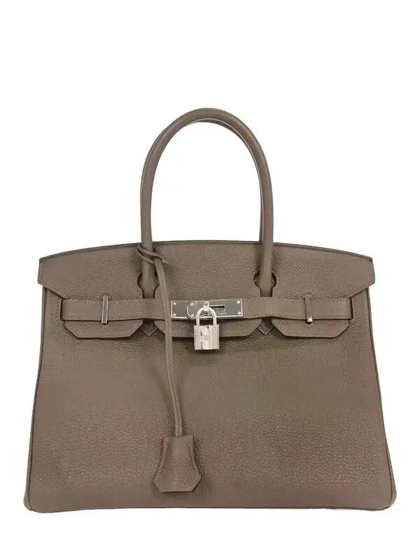 Hermès 2013 30 Birkin Togo Tote Bag - Grey