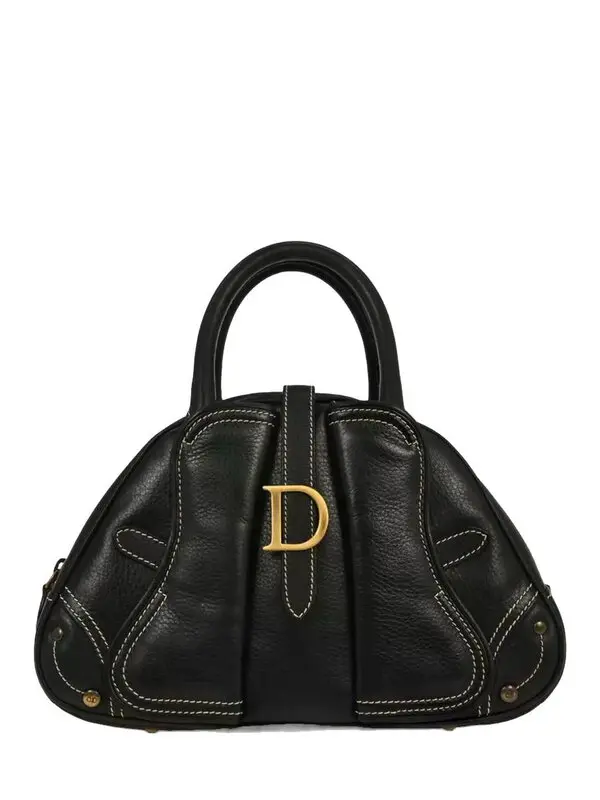Dior 2001 Double Saddle Handbag - Black