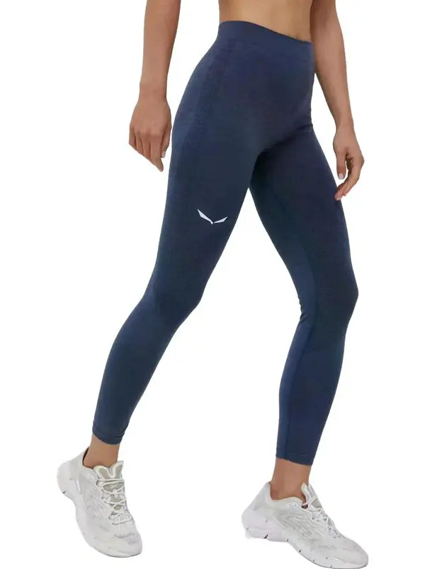 SALEWA Zebru Responsive Logo-detail Leggings - Blue