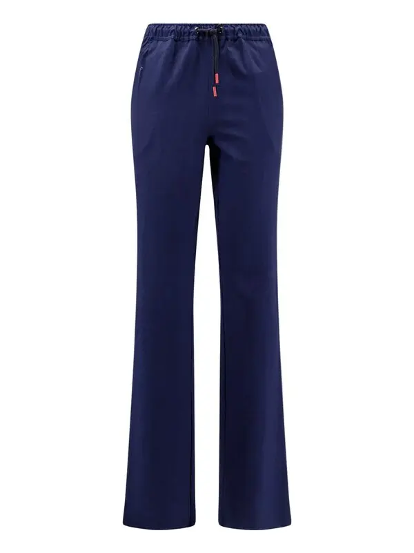Kiton Cotton Trousers With Drawstring - Blue