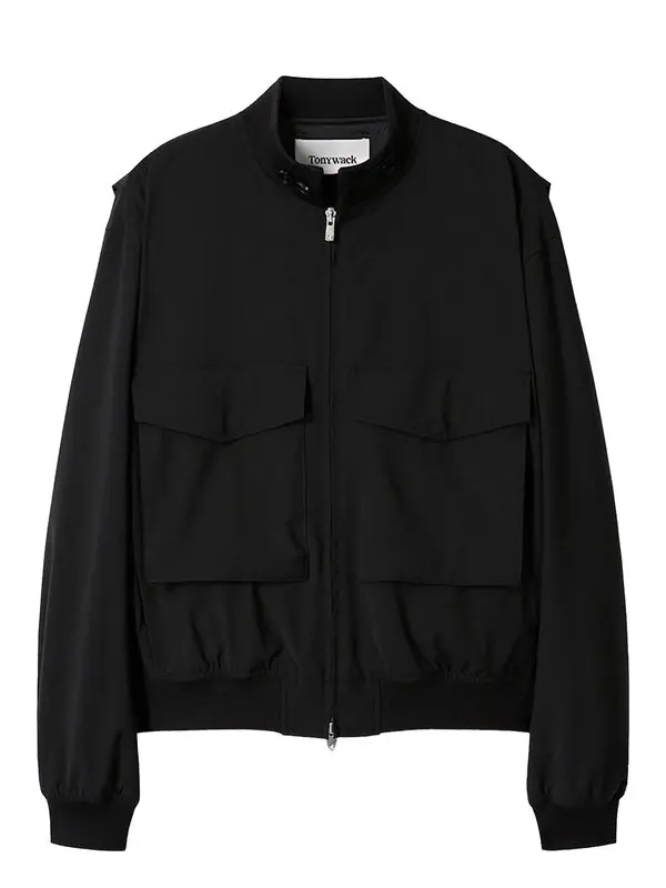 TONYWACK Wool-blend Jacket - Black